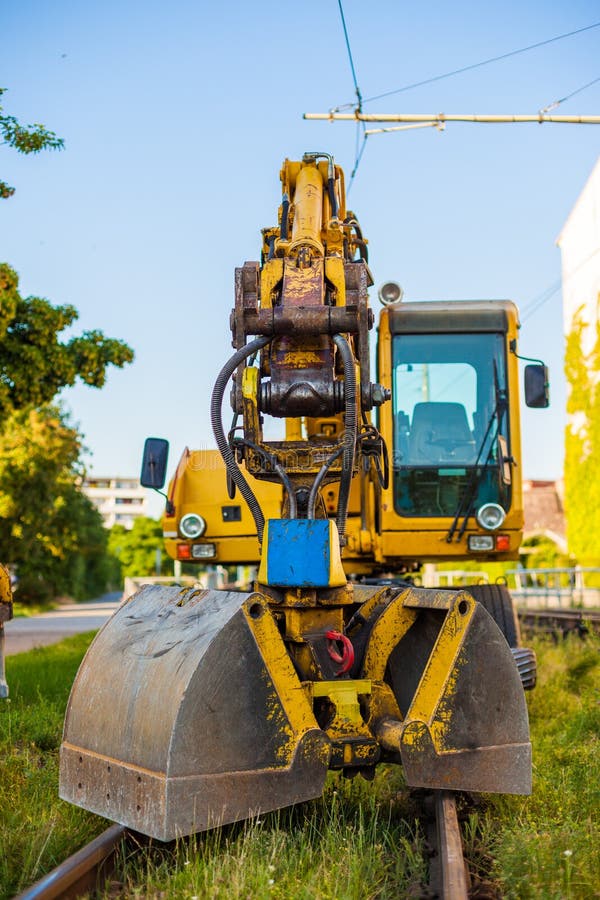 Railway Construction Equipment Stock Image - Image of rails, rail: 64972737