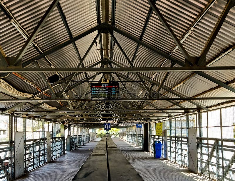 Railway Crossing Bridge Ajmer Junction Railway Station Stock Photo ...