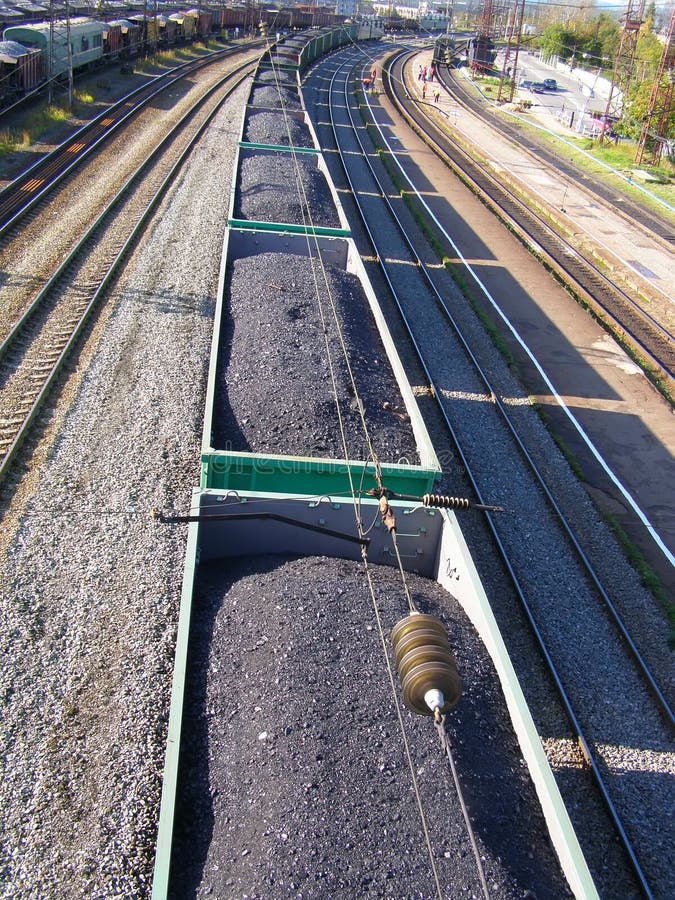 Railway depot stock image. Image of station, goods, light - 16566793
