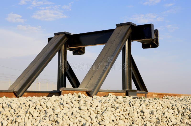 Railway end line stock image. Image of publictransport - 29750671