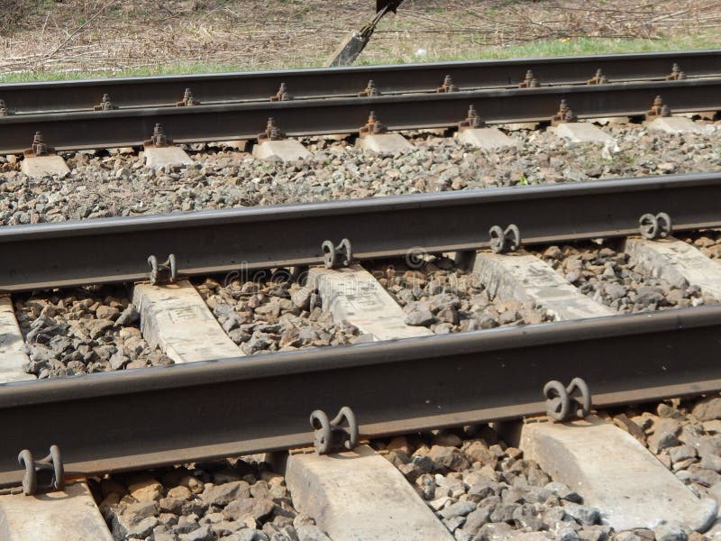 Railway Equipment and Infrastructure Stock Image - Image of traffic ...