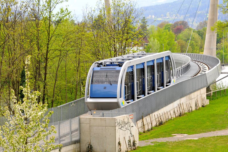 Railway Funicular in Innsbruck Stock Image - Image of city, alpes: 9543863