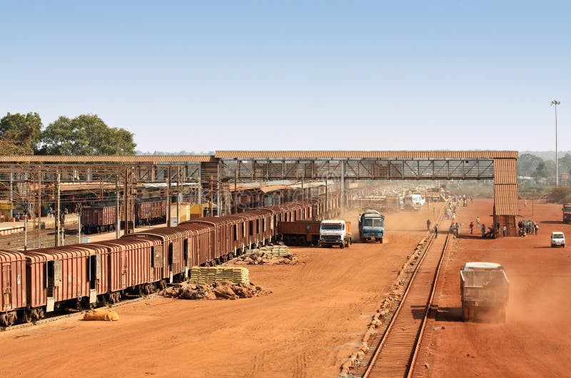 Railway goods station stock photo. Image of traveling - 22327284