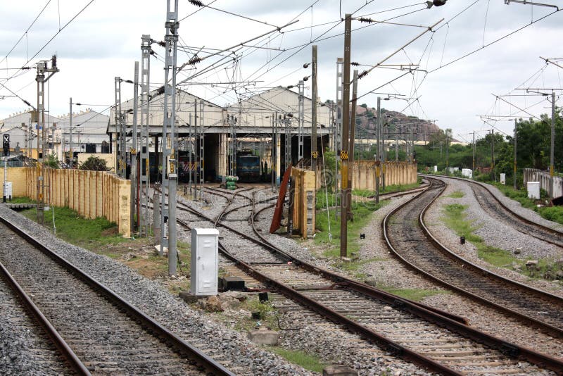 Railway Hangar stock image. Image of train, traveling - 18572107