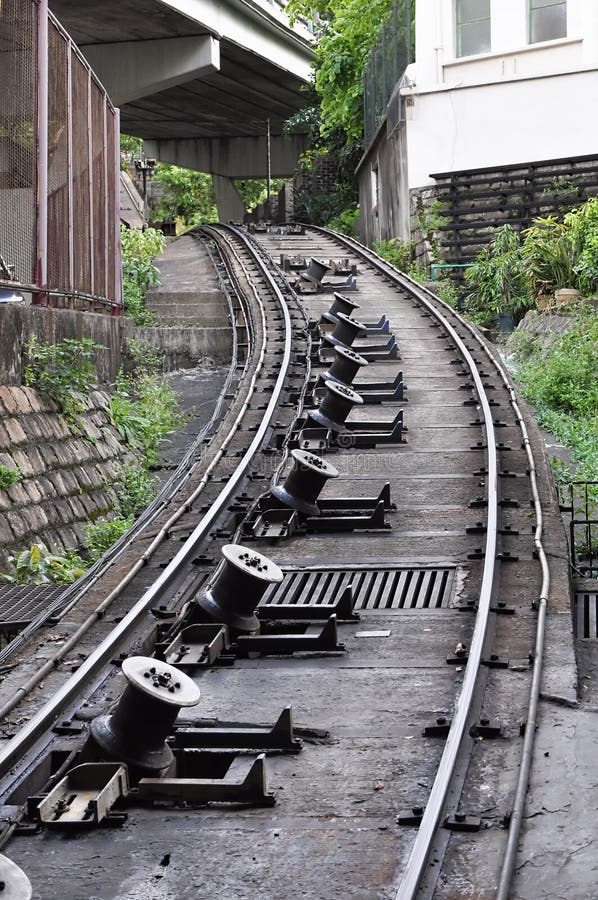 Railway Hill Ramp stock photo. Image of bend, metal, steel - 11953132