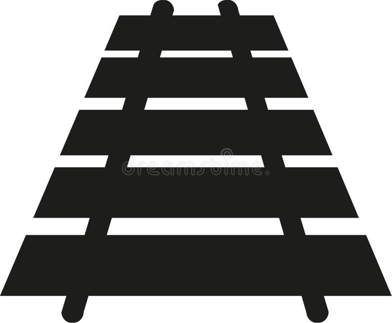 Railway Icon Set, Rails Symbol, Train Tracks Sign, Railroad Pictogram ...