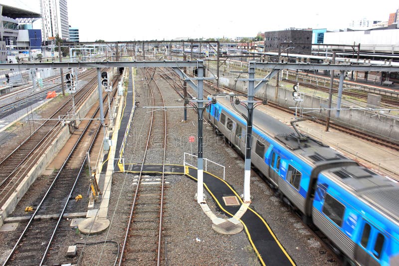 Railway infrastructure stock image. Image of delivery - 30641413