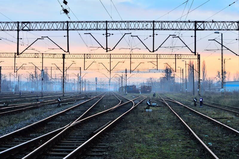 Power Cables Over Rail Stock Photos - Free & Royalty-Free Stock Photos ...