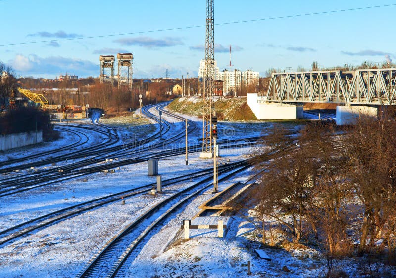 Railway infrastructure stock image. Image of journey - 82544249