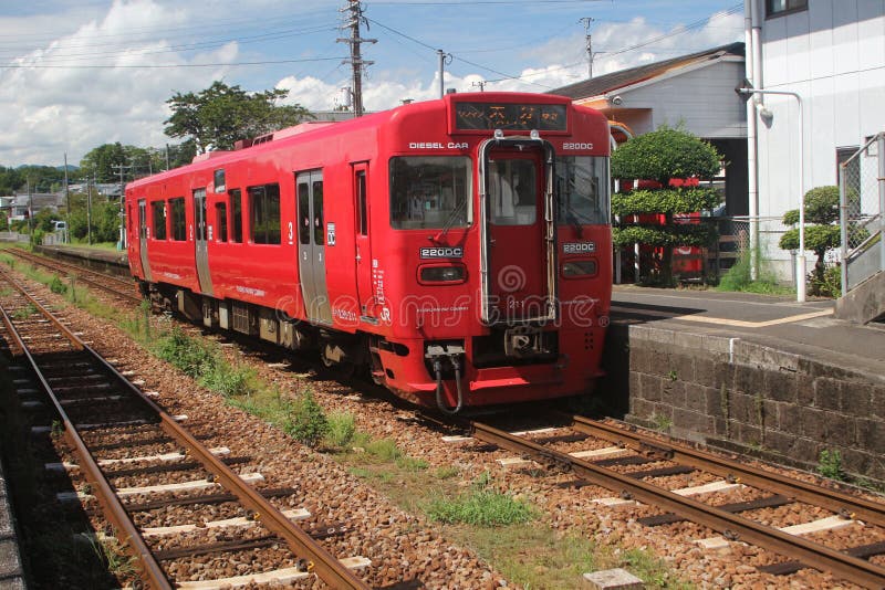 Railway of Japan S Countryside Editorial Photo - Image of beautiful ...