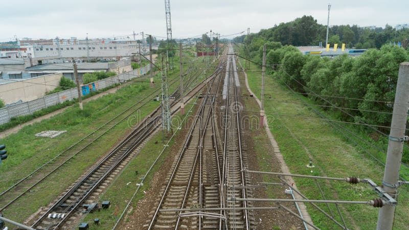 Railway Junction Points And Signal Lever. Stock Photo - Image of point ...