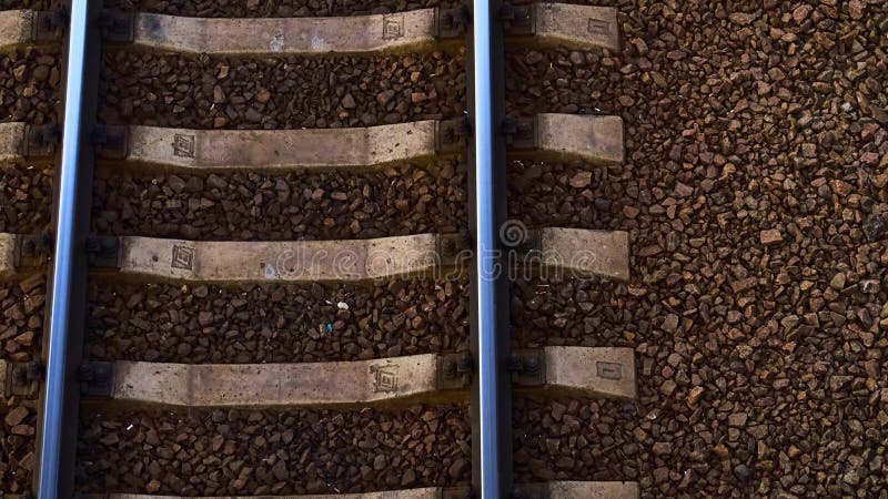 Railway Line. General Plan. View Top. Color Nature Stock Image - Image ...