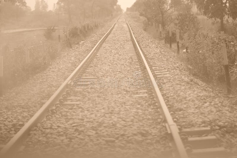 Railway line editorial stock image. Image of style, dust - 59839359