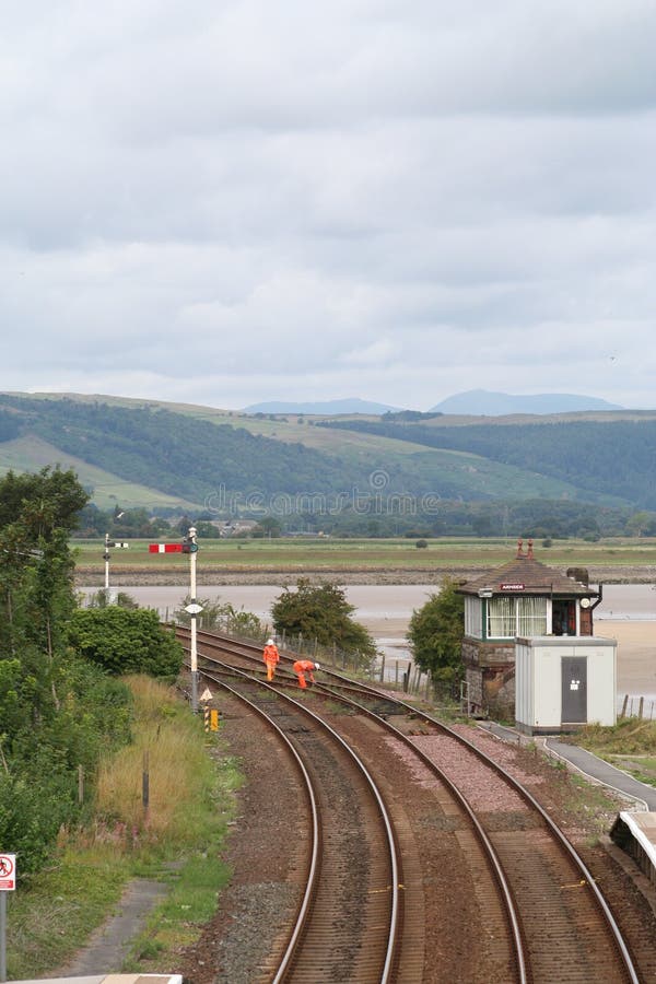 Railway Line Inspection. stock photo. Image of rural, railway - 1486076