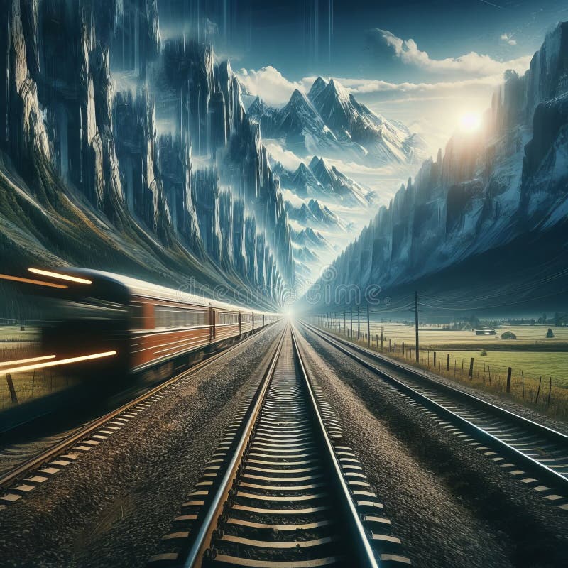 632 11. a Railway Line that Travels through a Time Loop, with T Stock ...