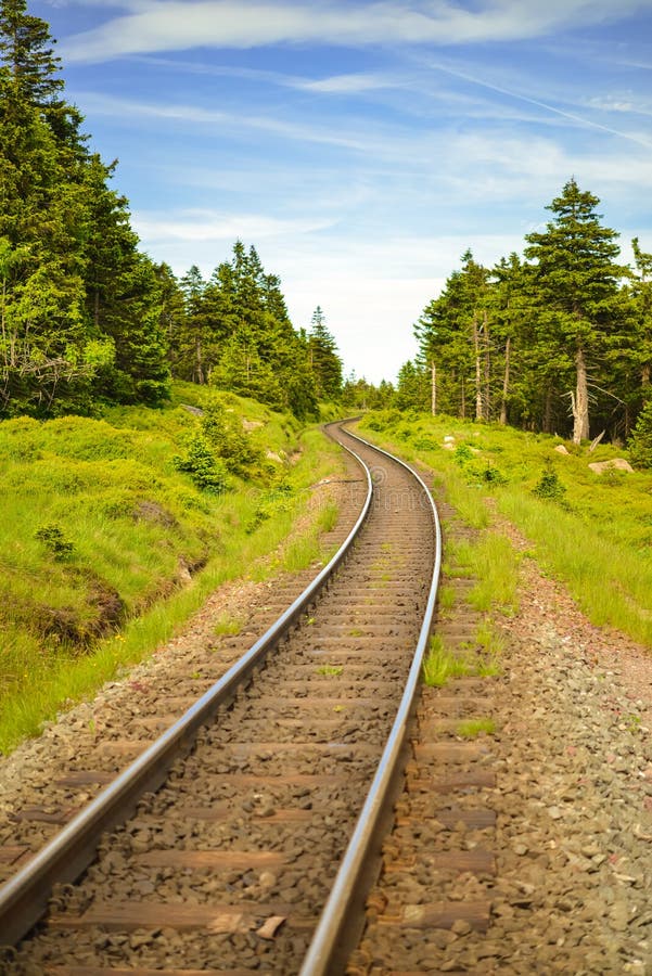 Railway lines stock photo. Image of rail, industry, green - 42326590