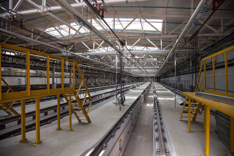 The Railway Maintenance and Factory Stock Image - Image of inside ...