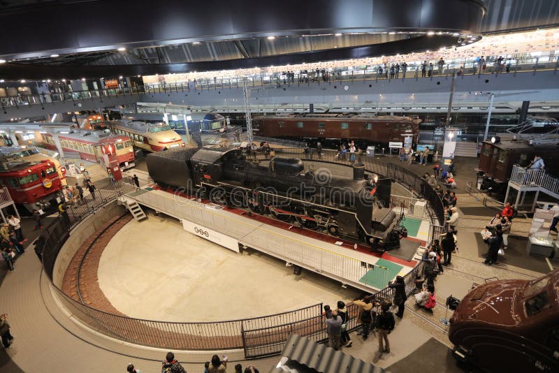 The Railway Museum Omiya, Japan Editorial Stock Image - Image of train ...