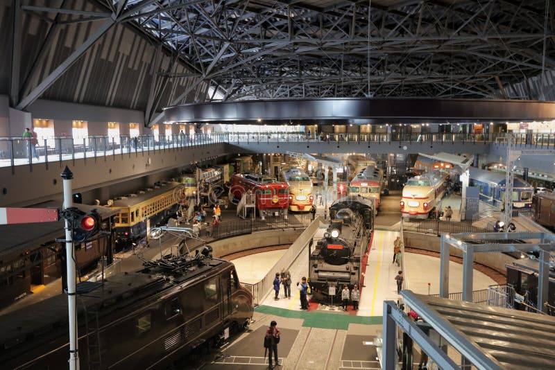 The Railway Museum Omiya, Japan Editorial Stock Image - Image of train ...