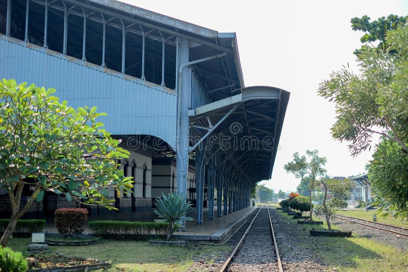 Railway Museum in Semarang, Central Java Stock Photo - Image of blue ...