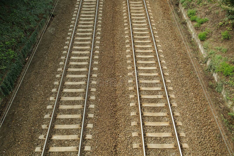 Railway stock photo. Image of direction, parallel, route - 34334216
