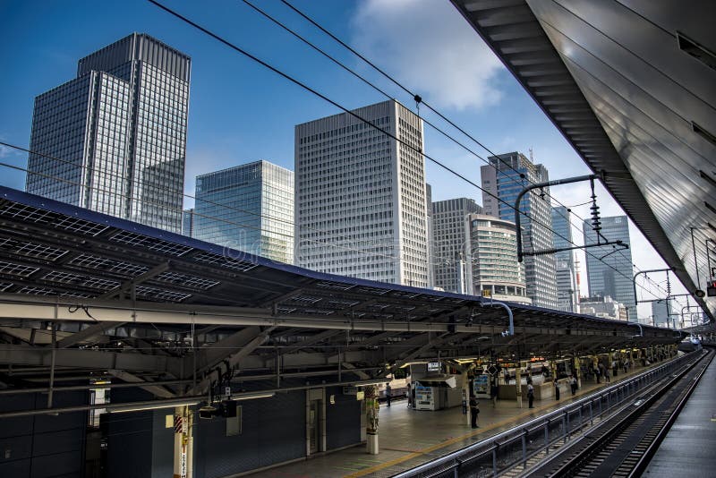 Japan Railway in Tokyo, Japan Editorial Stock Photo - Image of entrance ...