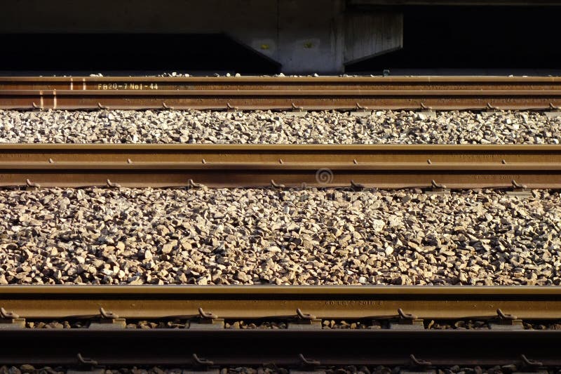 Railway Rail Rusted Pattern Stock Photo - Image of road, industry ...