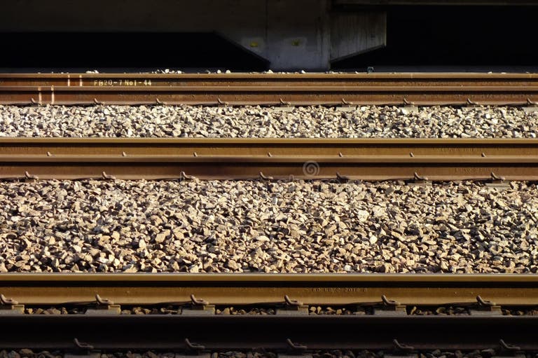Railway Rail Rusted Pattern Stock Photo - Image of road, industry ...