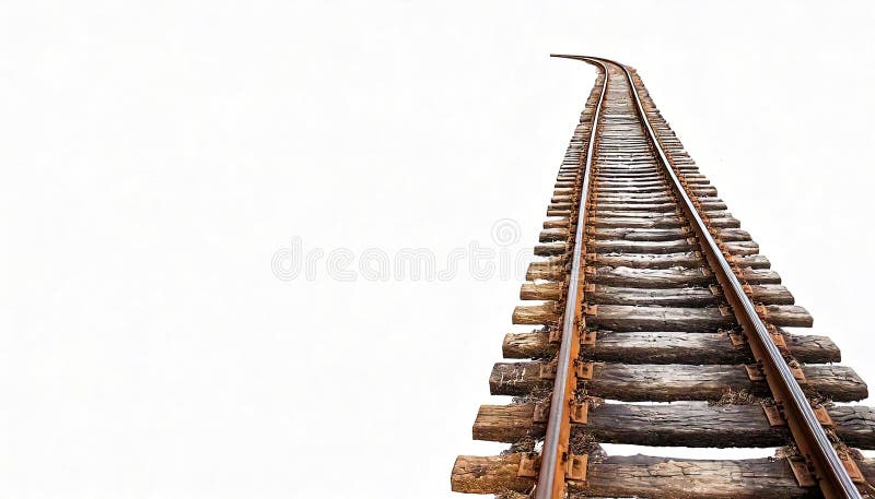 Railway Railroad Train Track or Permanent Way is the Structure on a ...