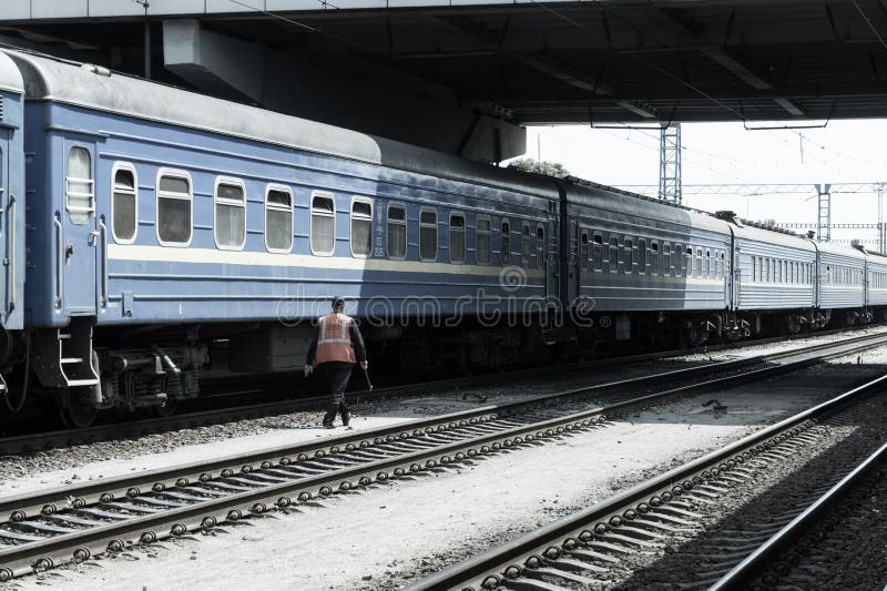 Railway stock photo. Image of life, equipment, machinery - 71712450