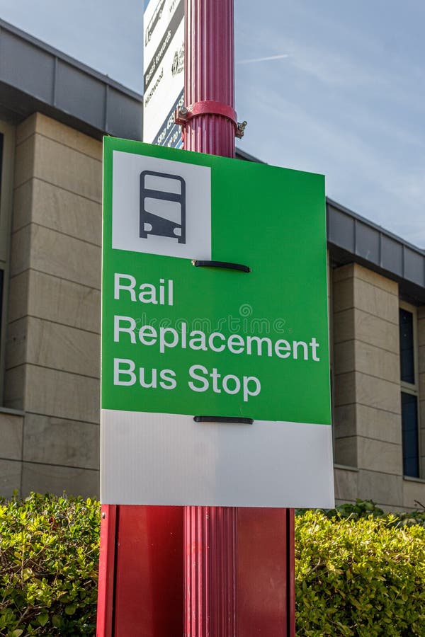 Railway Replacement Bus Stop Stock Photos - Free & Royalty-Free Stock ...
