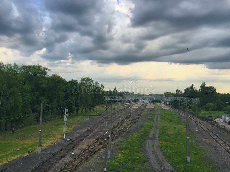 Railway road stock image. Image of road, railway, track - 72648743