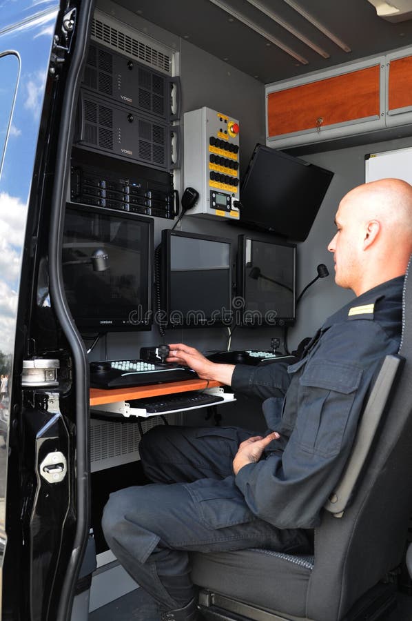 Railway Security Service editorial photography. Image of radio - 25004562