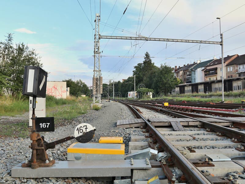 Railway Siding stock photo. Image of railwayhistory, railways - 66613396