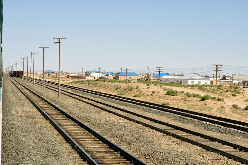 Railway siding. stock photo. Image of straight, road - 36199908