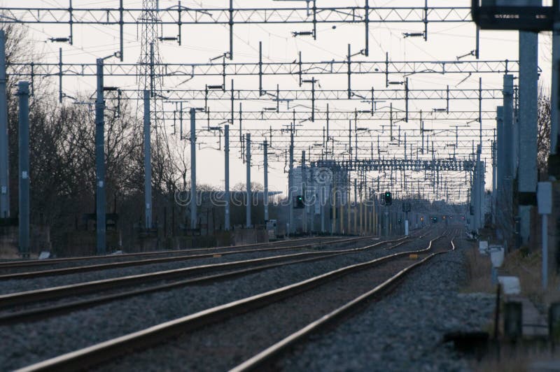 Railway sidings stock photo. Image of signal, siding - 11479110