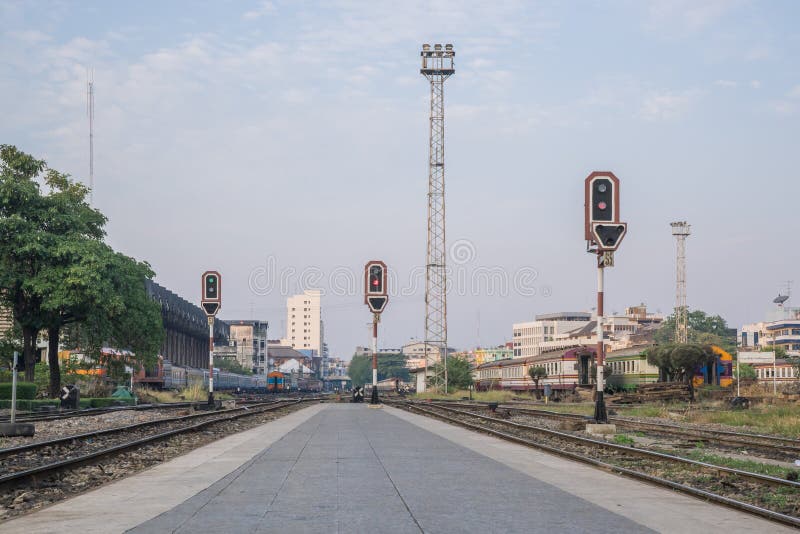 Railway sign posts stock image. Image of outdoor, construction - 49423929
