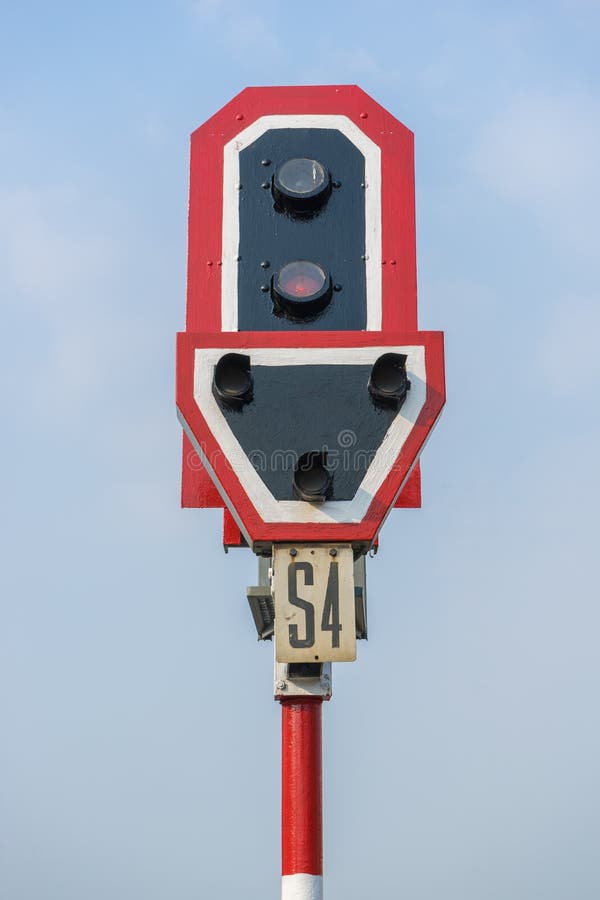 Railway sign posts stock photo. Image of architecture - 49426438