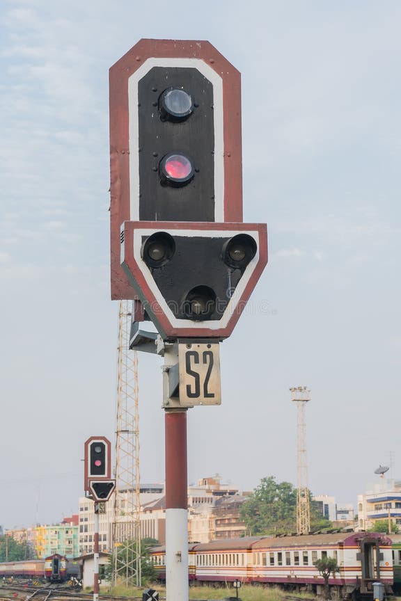 Railway sign posts stock image. Image of pass, historical - 49427577
