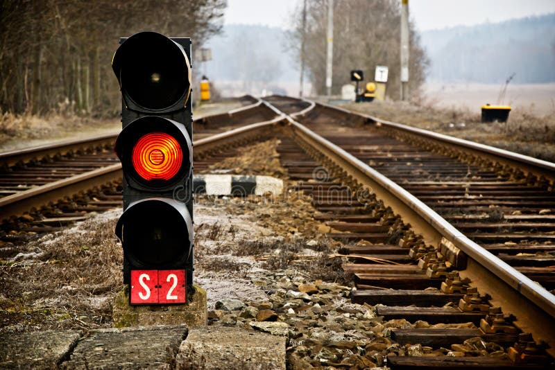 Moscow Subway #1 stock photo. Image of rails, signal, semaphore - 150706
