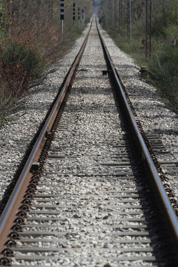 Railway stock photo. Image of iron, direction, business - 69334310