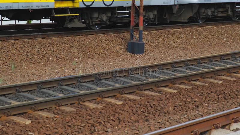 Railway Station from Above. Reconstructed Modern Railway Infrastructure ...