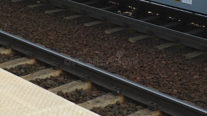Railway Station from Above. Reconstructed Modern Railway Infrastructure ...