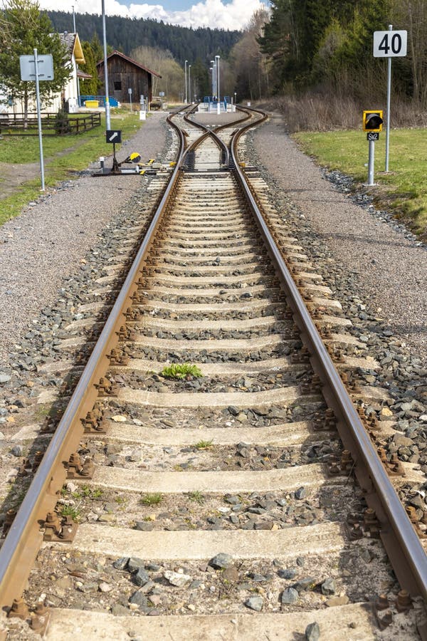 Railway Station in Adrspach, Czech Republic Stock Photo - Image of ...