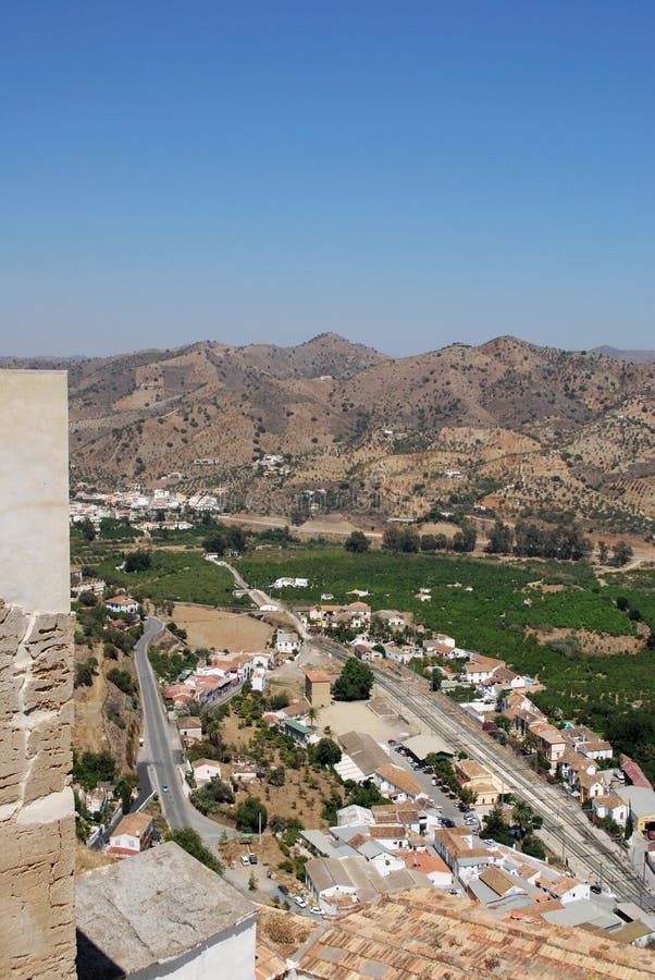 Railway Station, Alora, Andalusia, Spain. Stock Image - Image of ...