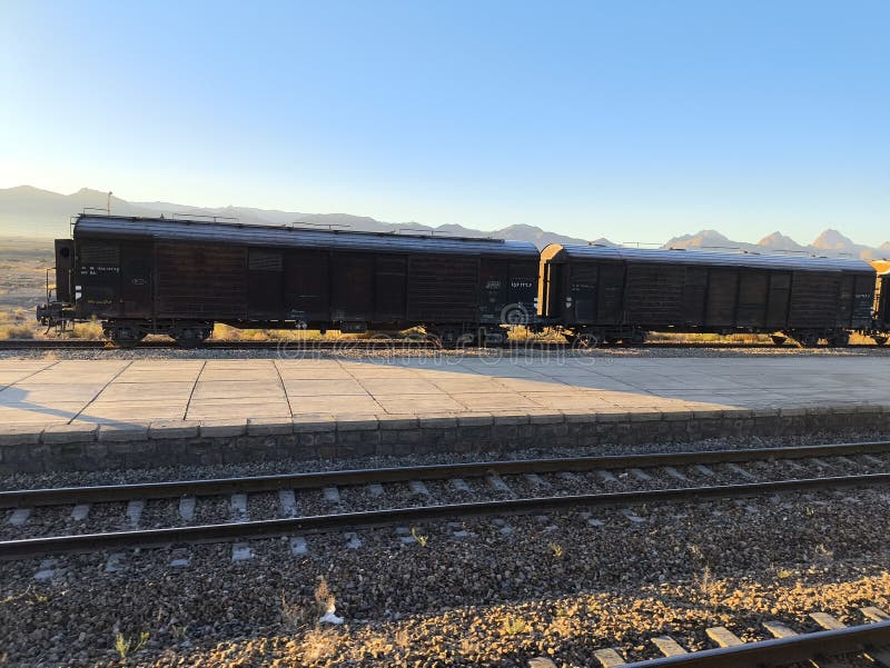 The Railway Station Azadvar in Iran Editorial Photography - Image of ...