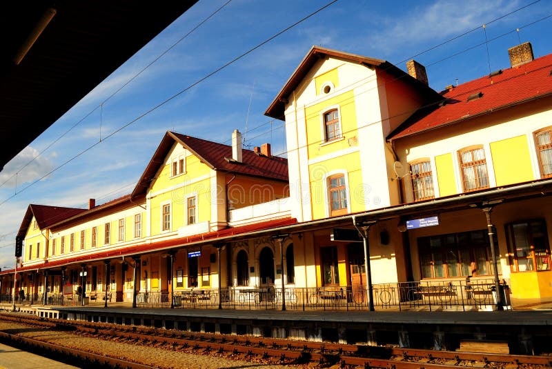 Railway Station in Czech Republic Stock Photo - Image of travel, town ...