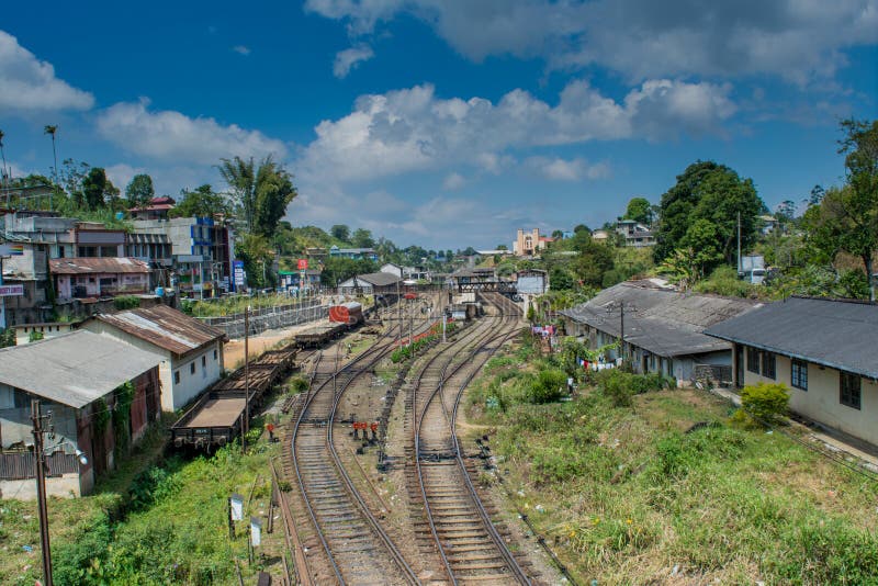 Railway Station in Hatton Town in Sri Lanka Editorial Stock Image ...