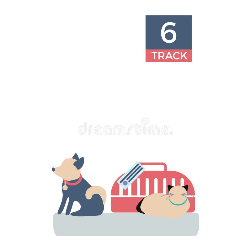 Dog Railway Platform Stock Illustrations – 44 Dog Railway Platform ...