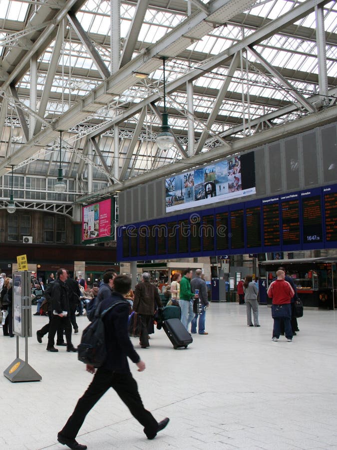 Railway station interior stock photo. Image of commuting - 714194